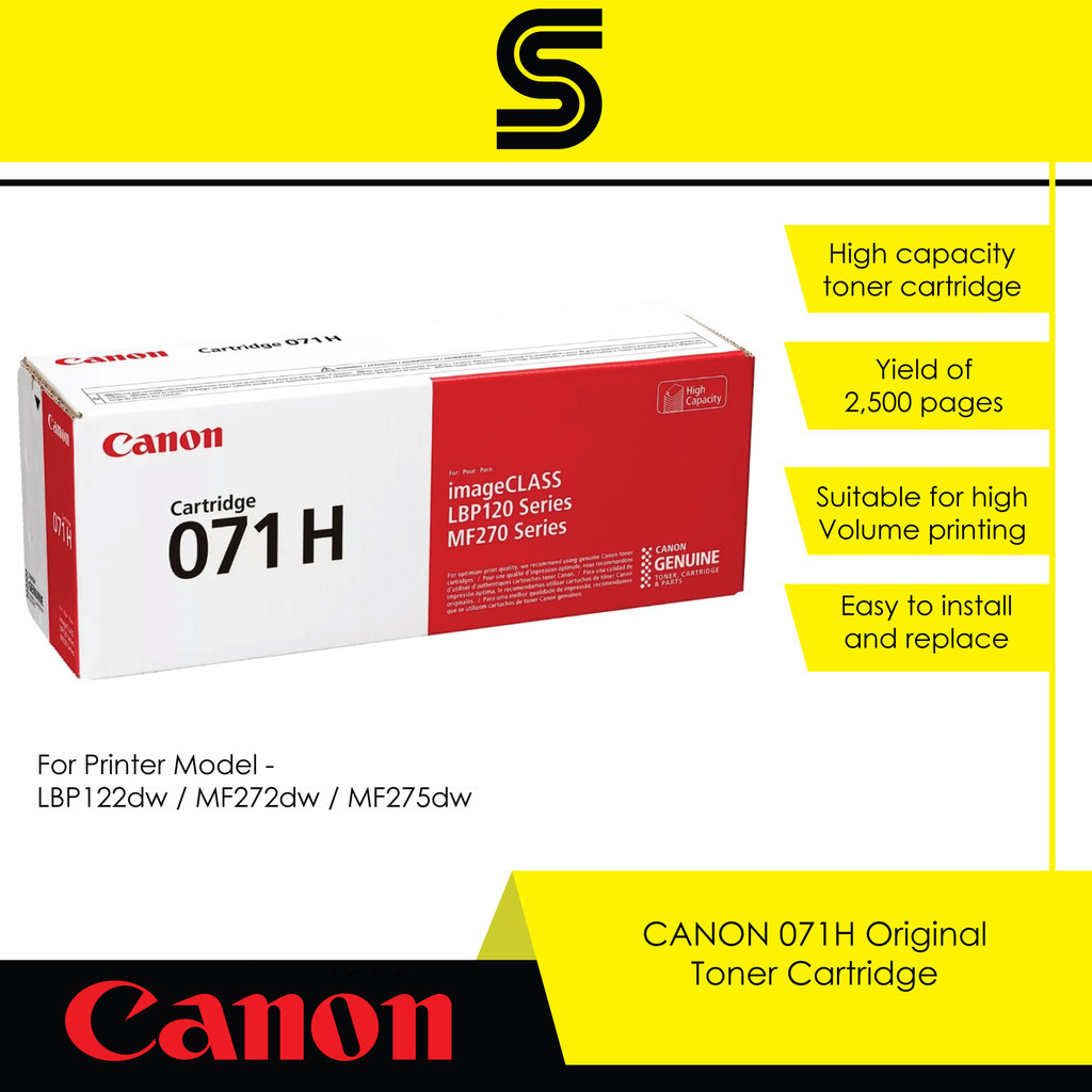 CANON 071H Original Toner Cartridge | Shopee Malaysia
