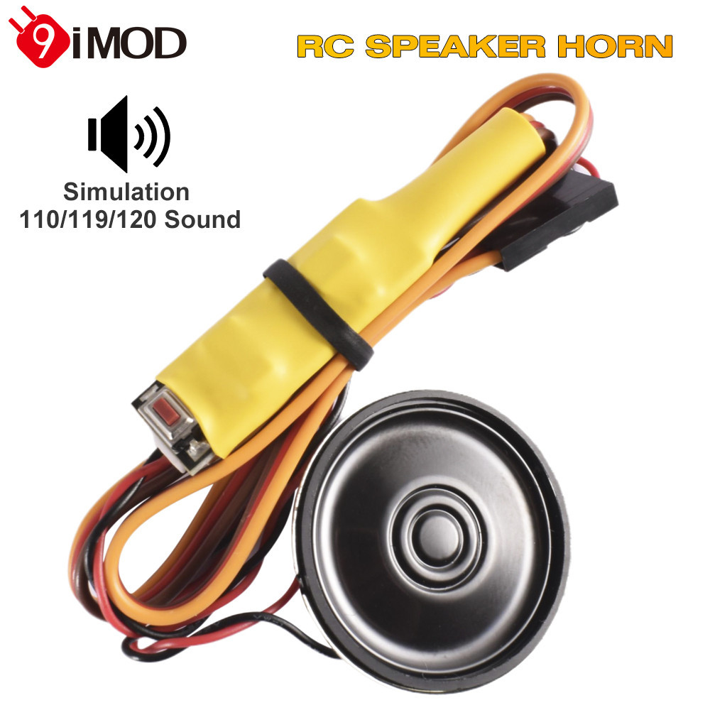 9IMOD RC Speaker Horn Simulation Police Car Siren Alarm Sound for 1/10 ...