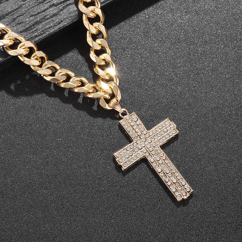 Saturn Simple Personality Cross Cuban Link Chain Special-Interest ...
