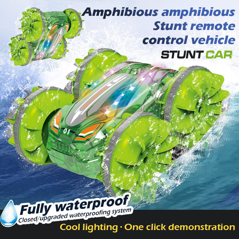 RC Car 1: 26 Double-sided Amphibious Vehicle Four-wheel Drive Car ...