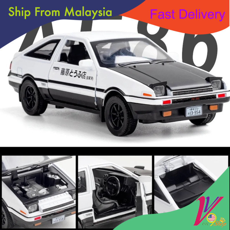 DieCast Toyota Initial D AE86 1:32 Trueno Model Collectible Model Toys ...
