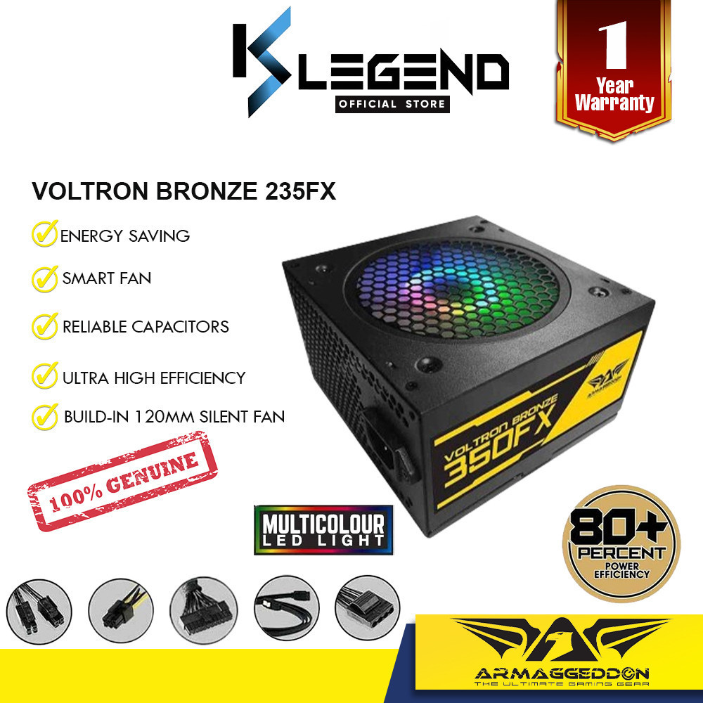 Armaggeddon Voltron Bronze/Voltron Gold Power Supply/Voltron Platinum Power Supply 235FX /300FX ...