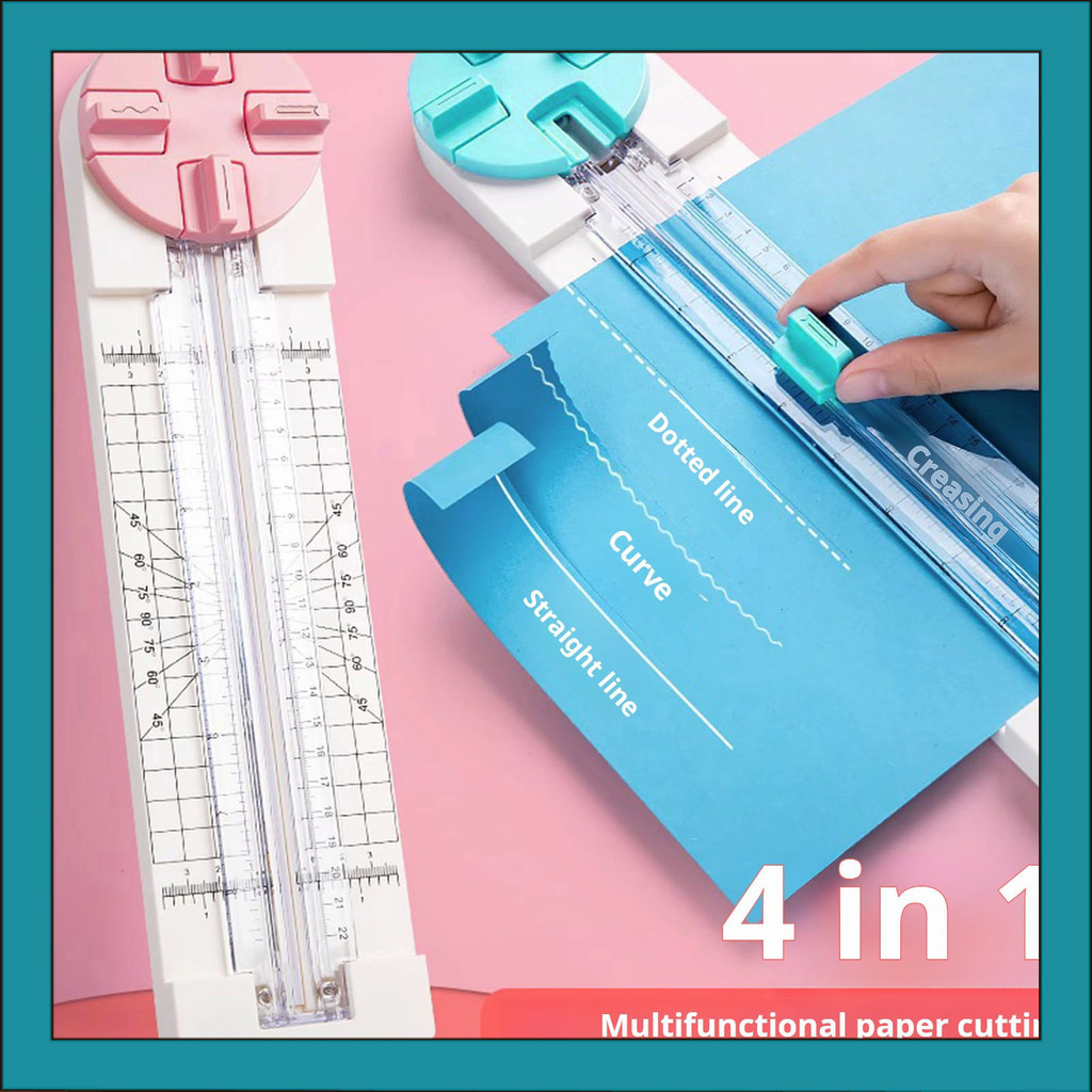 [Cali] 4 in 1 Craft Paper Trimmer with Scale Precision Cutting 4 ...