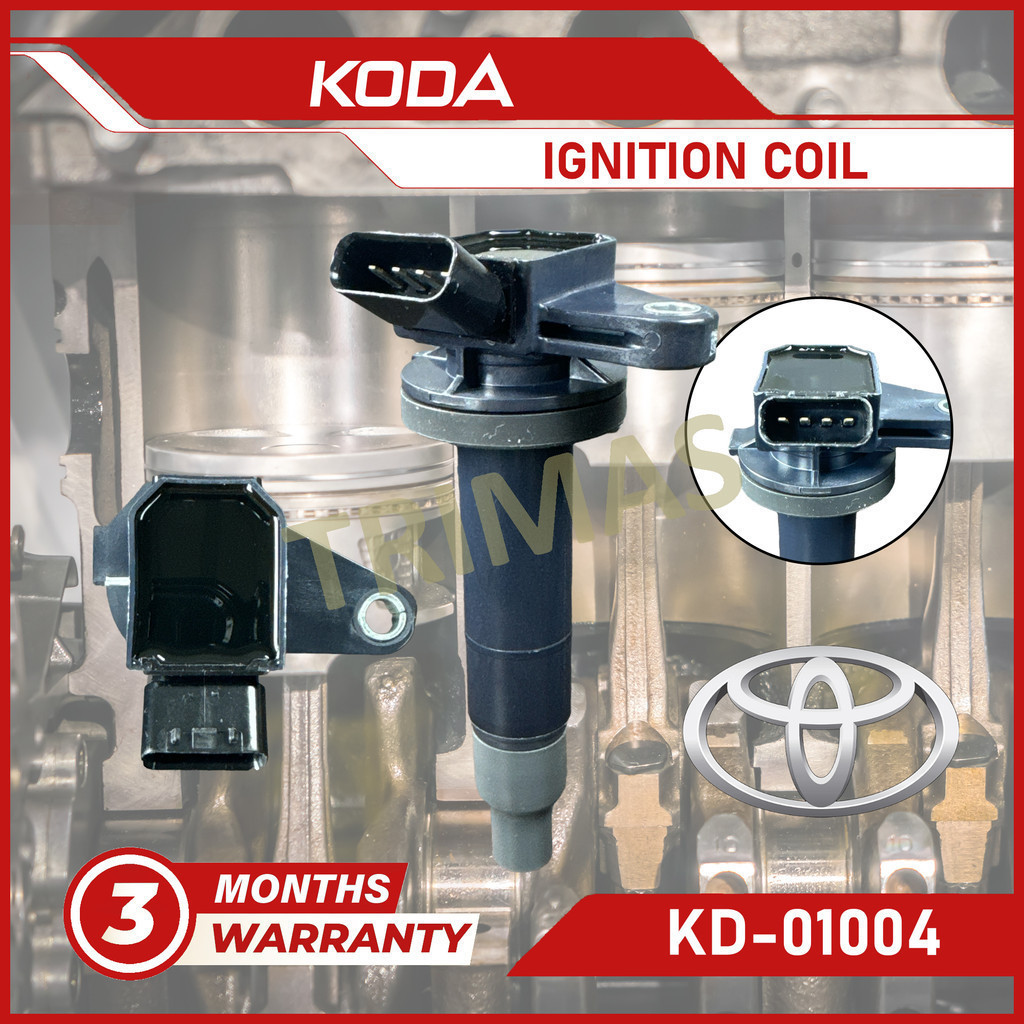 KODA Ignition Coil Plug Toyota Avanza F651 1.3 Engine K3-VE 2012-2015 ...