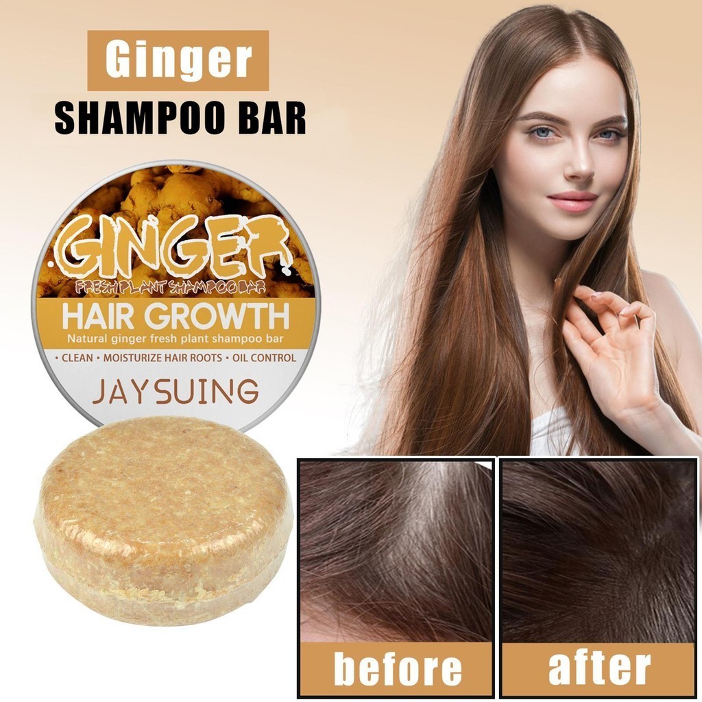 Ginger Bar Shampoo for Hair Growth Natural Organic Rapid Grow Ginger ...