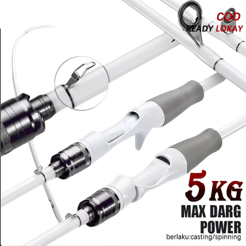 DAIWA Ultralight Joran Pancing Spinning Rod Casting Rod Baitcasting Rod ...
