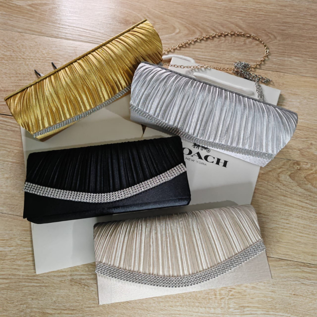 💥READY STOCK💥 Dinner Bag Clutch Woman Jamuan with magnet closer luxury ...