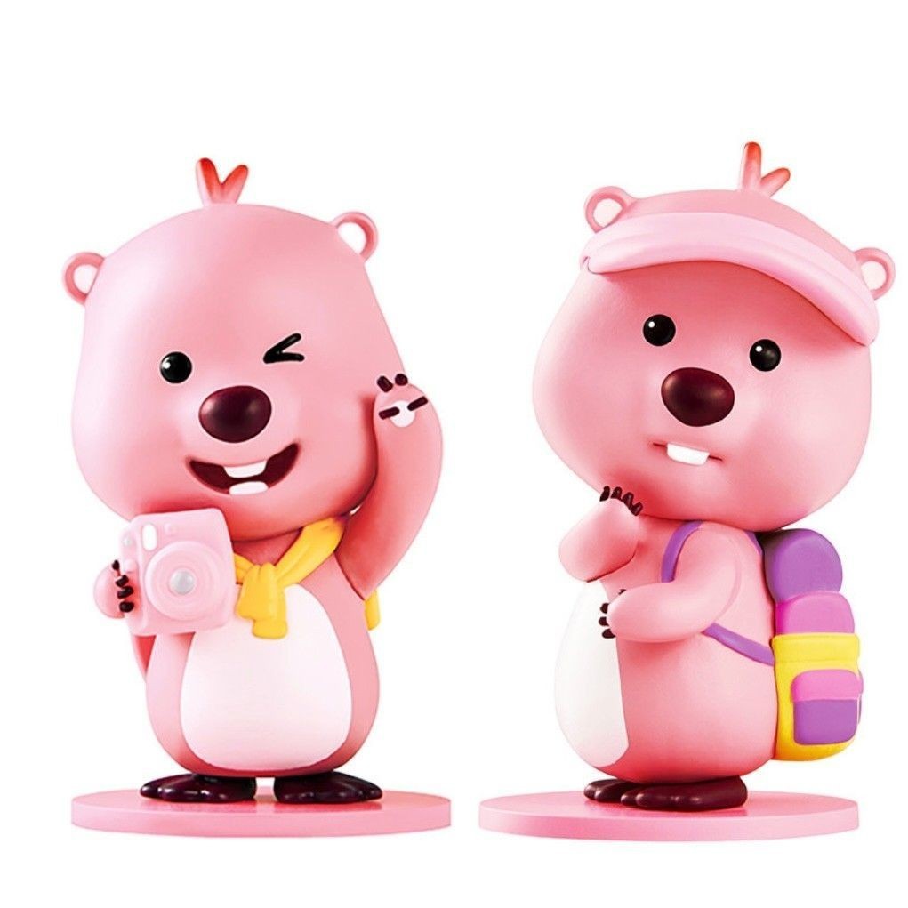 Korea Korea loopy Ruby Mystery Box Pink Little Beaver Hand Office Doll ...