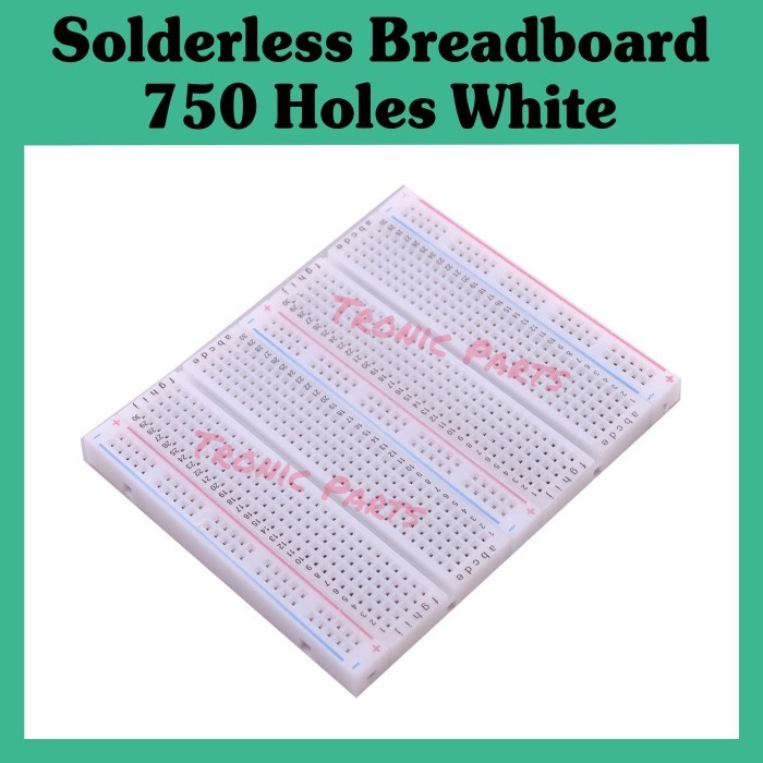 Breadboard 750 Holes Project Board Protoboard Tie Points Board White ...