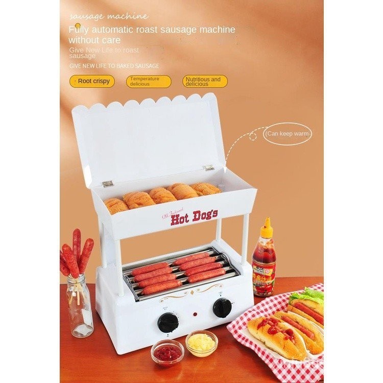 Roast sausage machine home mini small automatic hot dog sausage ...