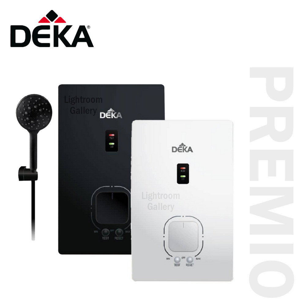 Deka Instant Water Heater Premio Without Pump Black / White | Shopee ...
