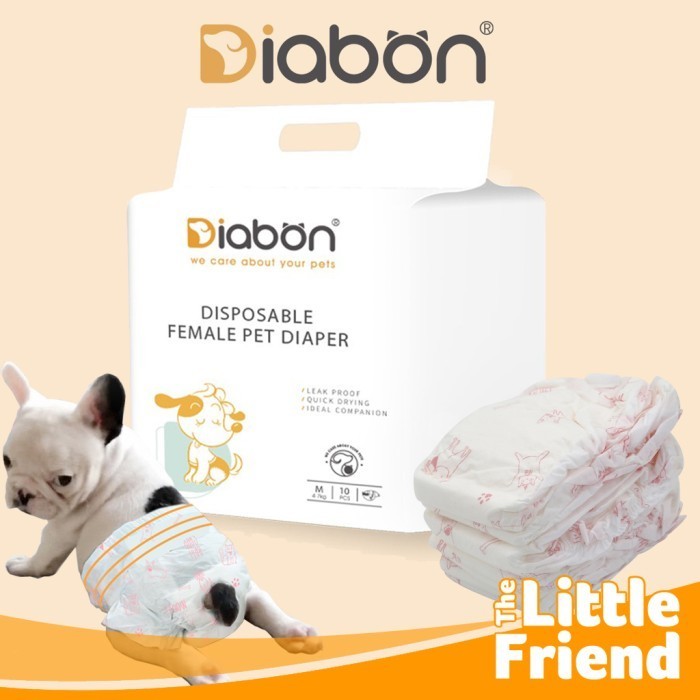 Diabon Female Pet Diapers Cat Diapers Pempers Female Dog Diapers Mens ...
