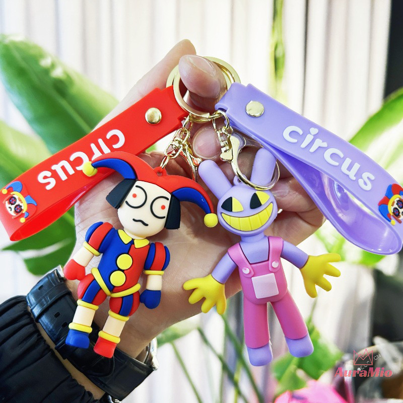 [AuraMio] Cartoon Amazing Digital Circus Figure Keychain Digital Circus ...