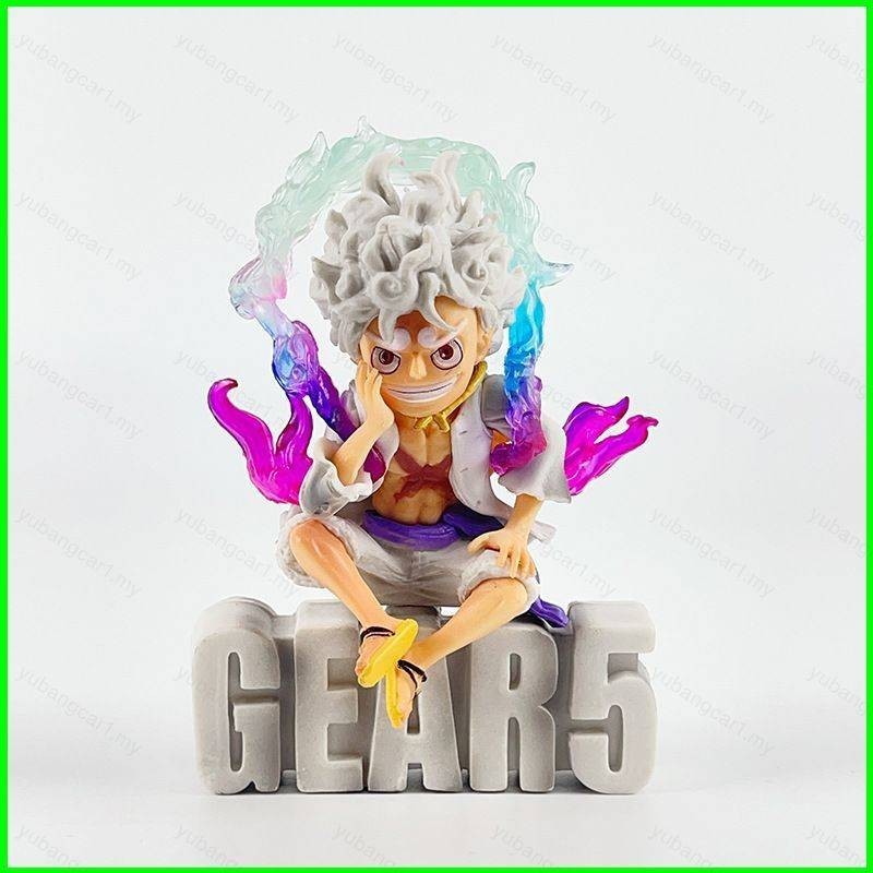 YB ONE PIECE Action Figure Luffy sitting posture Nika form the sun god ...