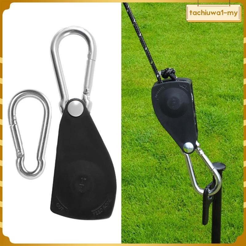[TachiuwadcMY] 2xRatchet Pulley System, Rope Tightener Ratchet, Tent ...