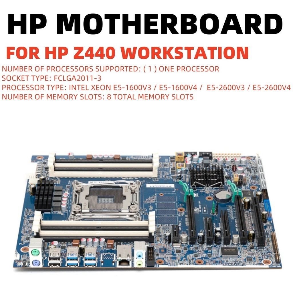 For HP Z440 Workstation Motherboard LGA 2011-3 DDR4 761514-001 710324 ...