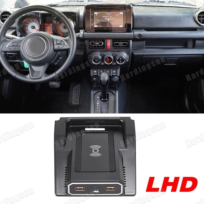 For Suzuki Jimny JB64 JB74 2022 2023 2024 QI Car Wireless Charger 15W Fast charging Phone Holder ...
