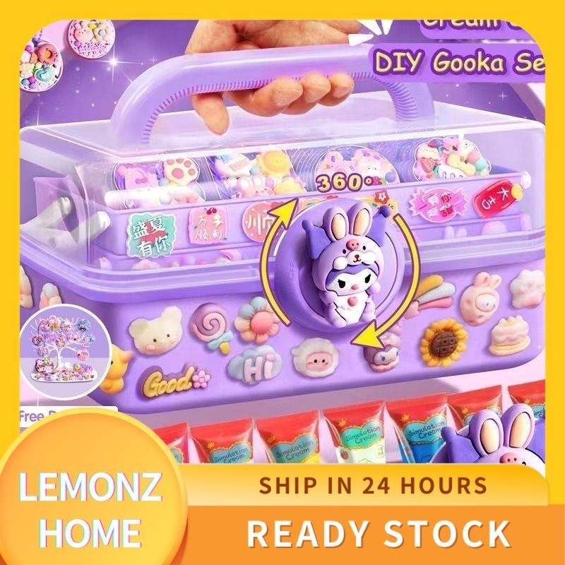 3D Full Set DIY Guka Set Cream Glue Children's Puzzle Gift Girl Toy DIY ...