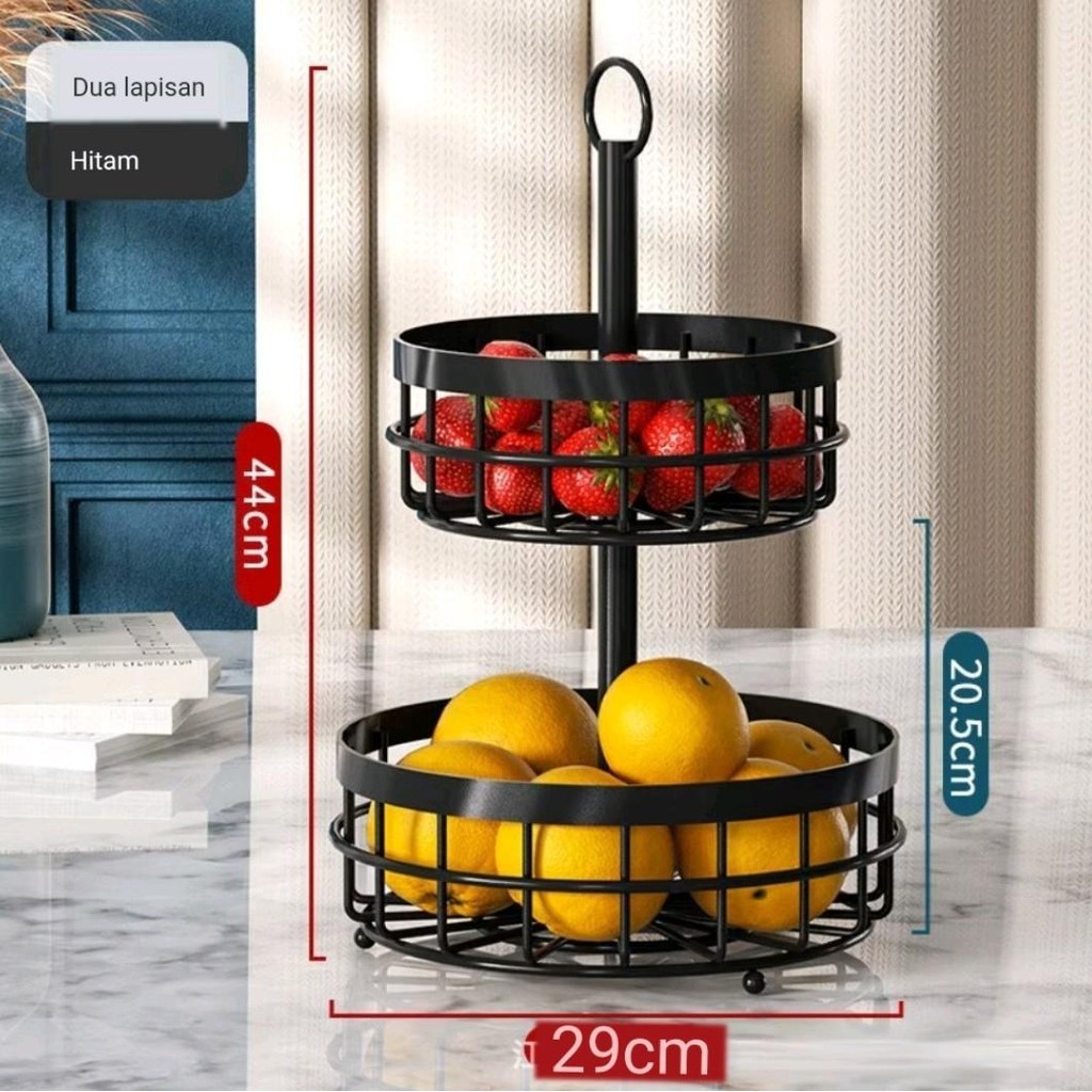Rack Fruit Basket, Rak Bawang 2 tingkat | Shopee Malaysia