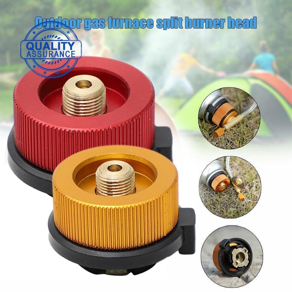 Metal Camping Stove Butane Gas Adapter Fuel Canister Converter | Shopee ...
