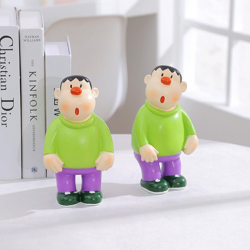 Cartoon Goda Takeshi Resin Decorations Cute Head Tilt Goda Takeshi ...