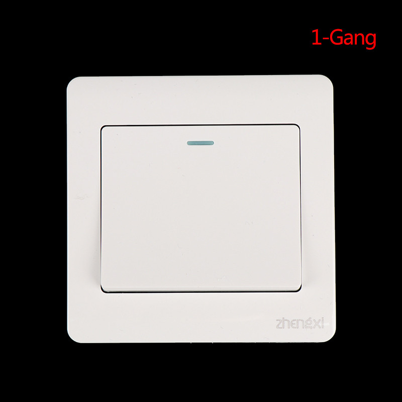 [Isn] Wall Switch 1/2/3/4 Gang 1Way Button Wall Light Switch On / Off ...