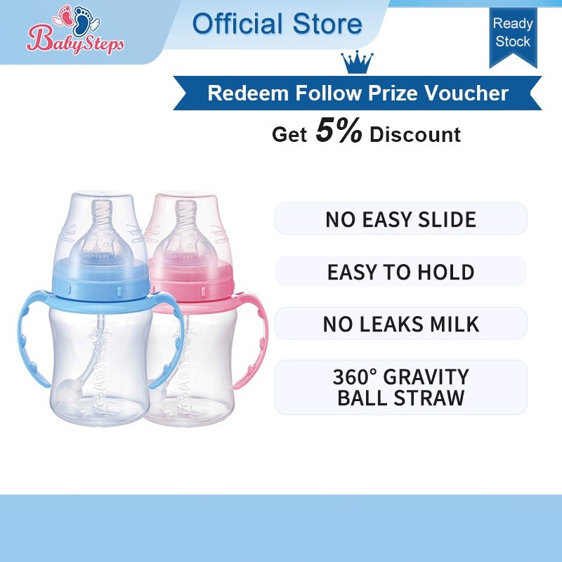 BABYSTEPS Baby Bottle Botol Susu Baby Botol Susu Newborn Milk Bottle ...