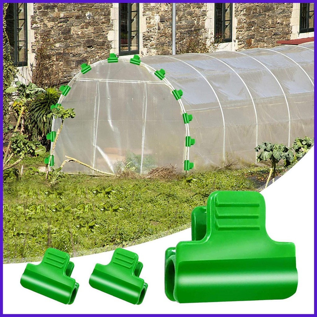 Greenhouse Clips 11mm Clamp for PVC Pipes Plant Support Clips for ...