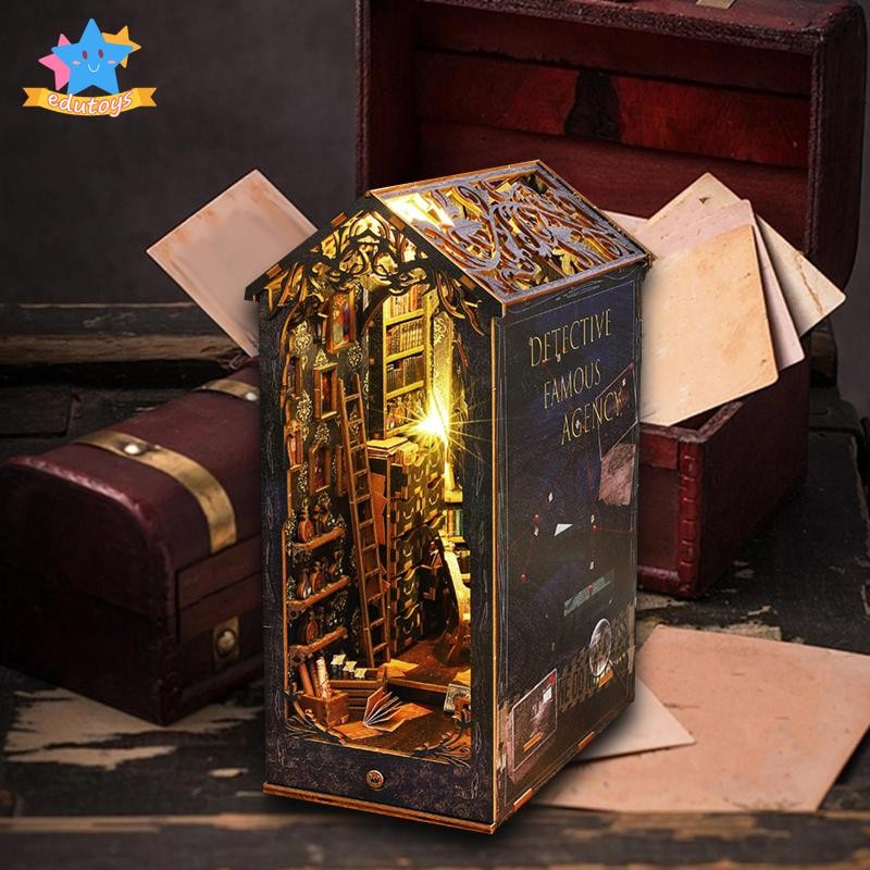 [Edstars] DIY Book House Kits Bookshelf Insert Bookcase 3D Wooden ...
