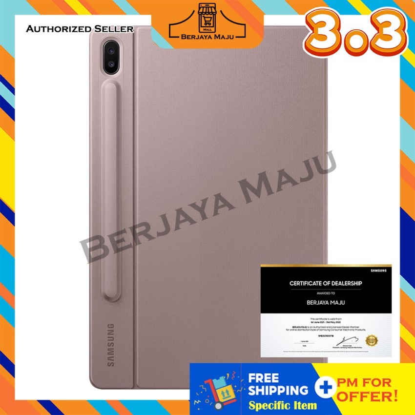 Original Samsung Galaxy Tab S6 Book Cover | Shopee Malaysia