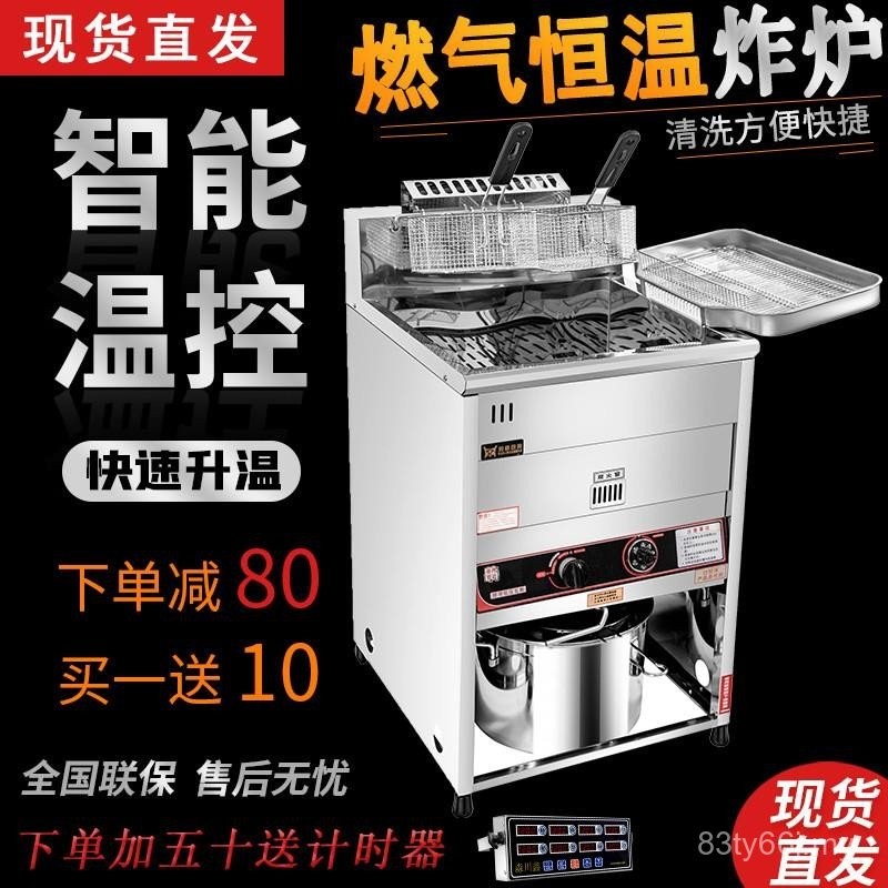 Vertical Commercial Gas Fryer Electric Fryer Fryer Constant Temperature ...