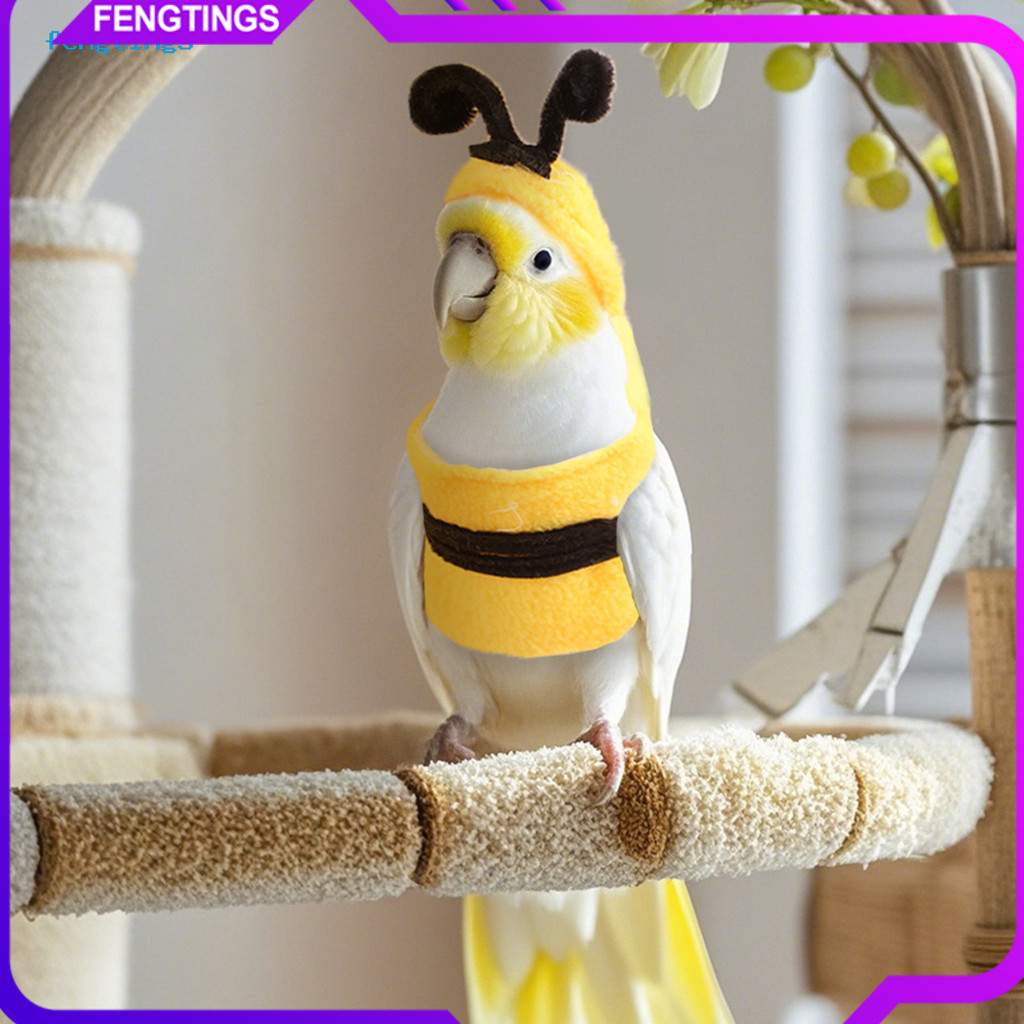 FTS Bird Costume for Parrots Bee Shaped Hoodies Bird Cosplay Outfit ...