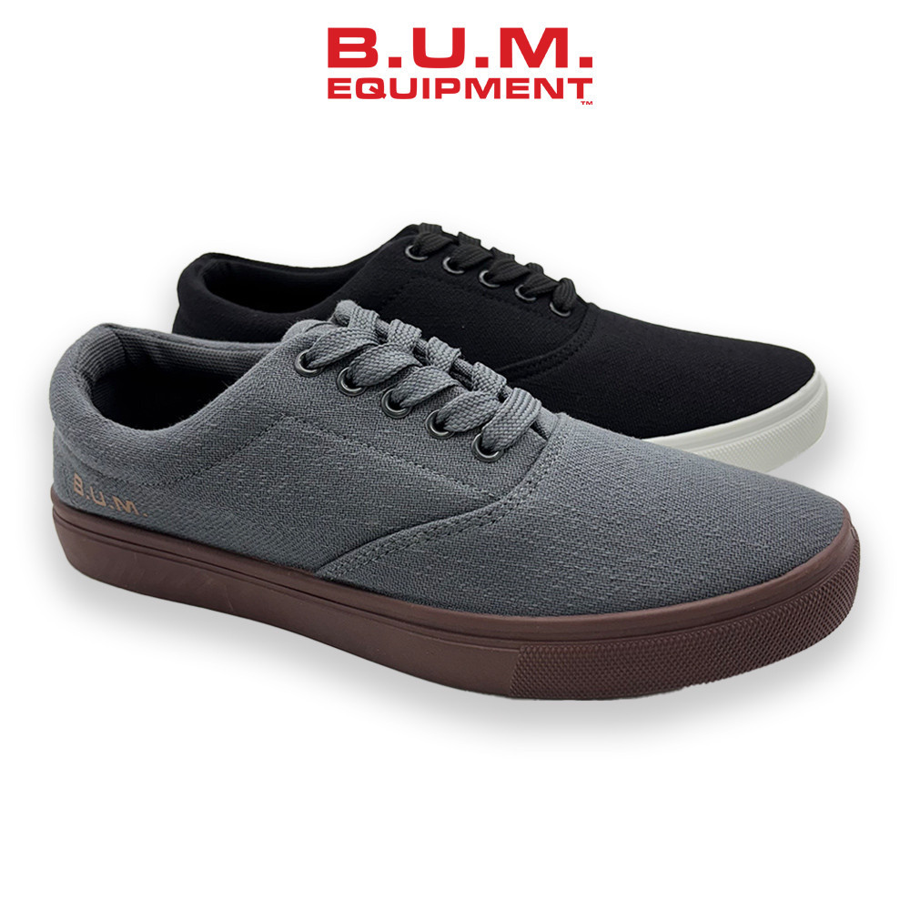 BUM Equipment Men's Shoe BM69209/BM69210 Black/Grey - Kasut Lelaki ...