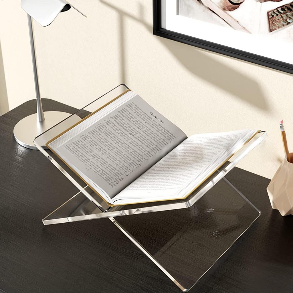 Open Book Stand Functional X Shaped Book Stand with Rounded Corners ...