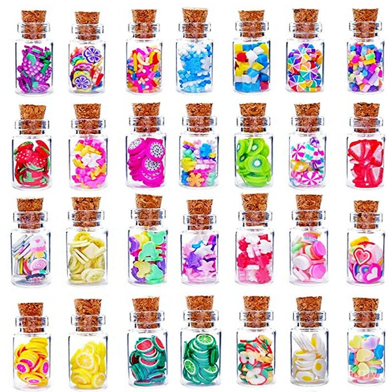Dollhouse Dollhouse Cartoon Fruit Assorted Glass Can Miniature Food Toy ...