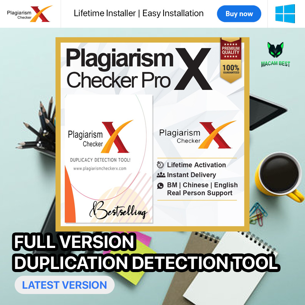 Plagiarism Checker X Pro 8 | 🌍 Bahasa Malaysia Supported | 💻 Windows PC ...