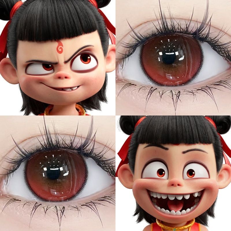 Cos animation Nezha super color rendering rock sugar red conCOS Anime ...