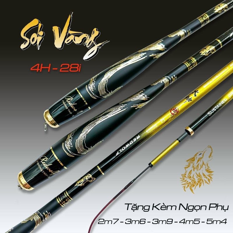 Golden Wolf Hand Fishing Rod 4H - 28i Specialized in Sensation Fishing ...