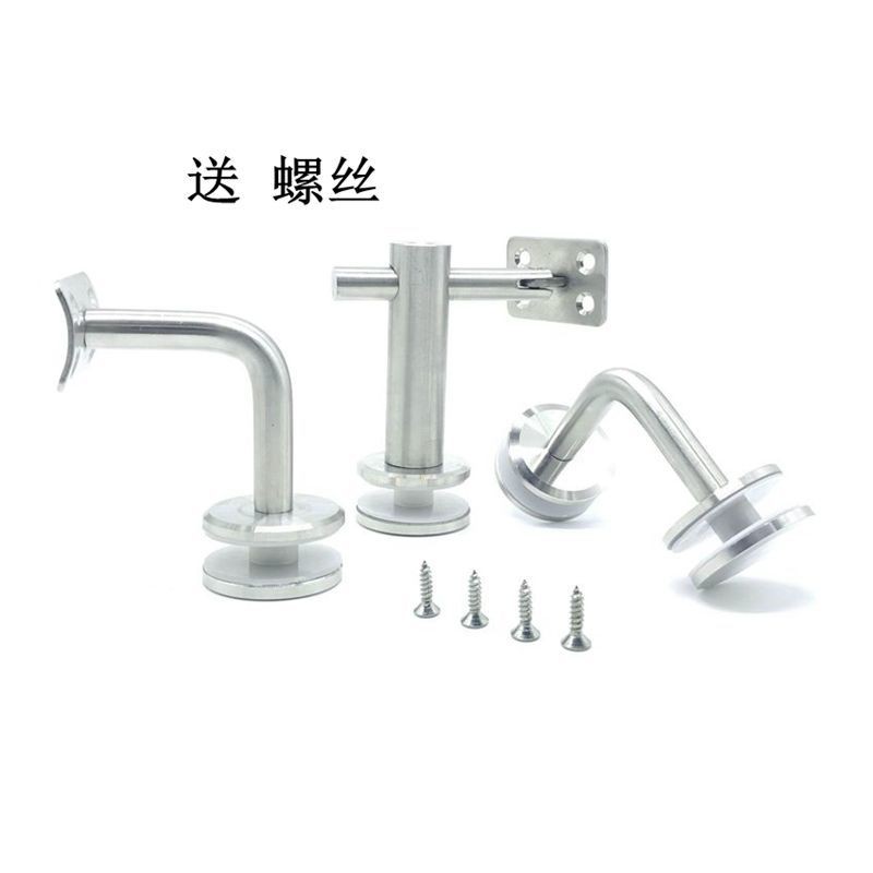 Glass Stair Armrest Guardrail Bracket 304 Stainless Steel Solid Seven ...