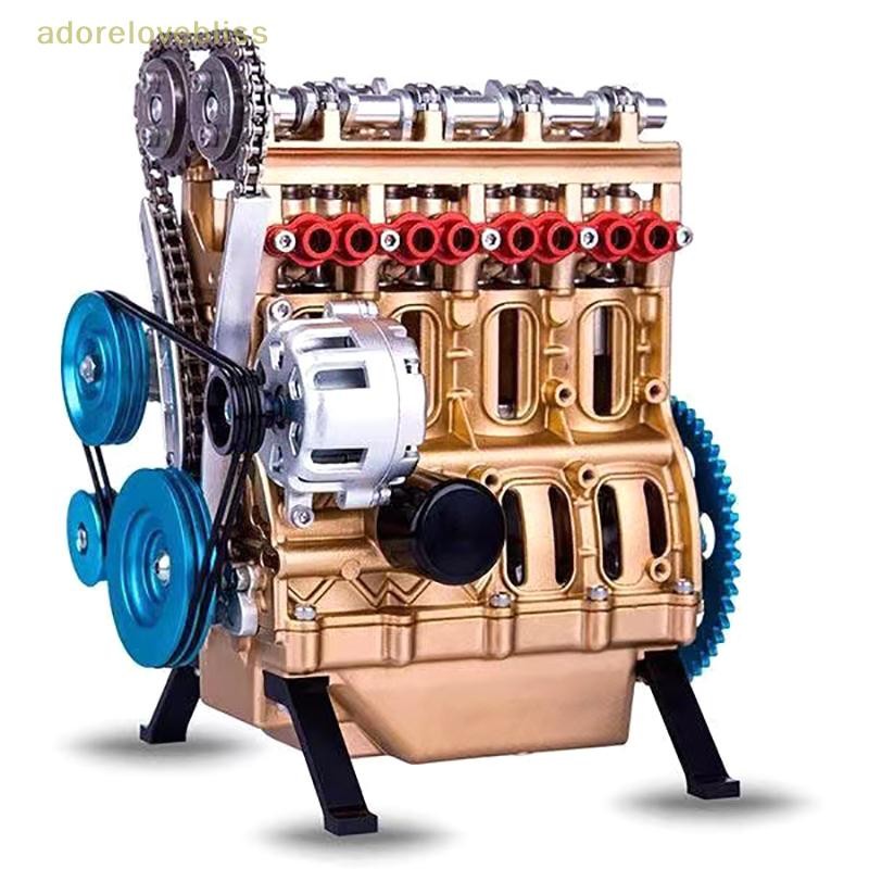 ADD 2025 New Full Metal Car Engine Assembly Kit Model Toys, Metal Model ...