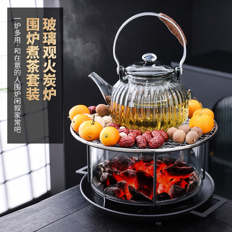 Dapur Arang Guanhuo Pembakar Kaca Tahan Suhu Tinggi dan Memasak Dapur ...