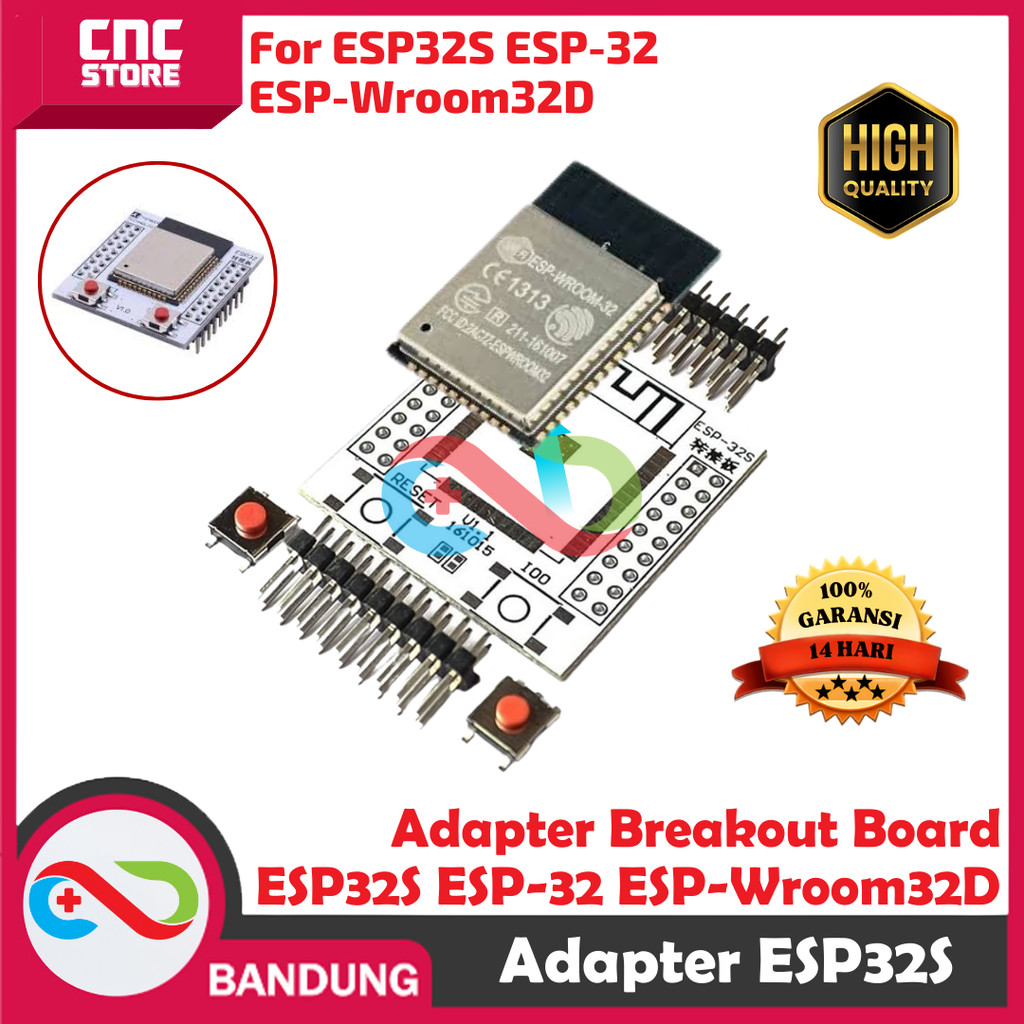 ADAPTER BREAKOUT BOARD FOR ESP32S ESP-32 ESP-WROOM-32D | Shopee Malaysia