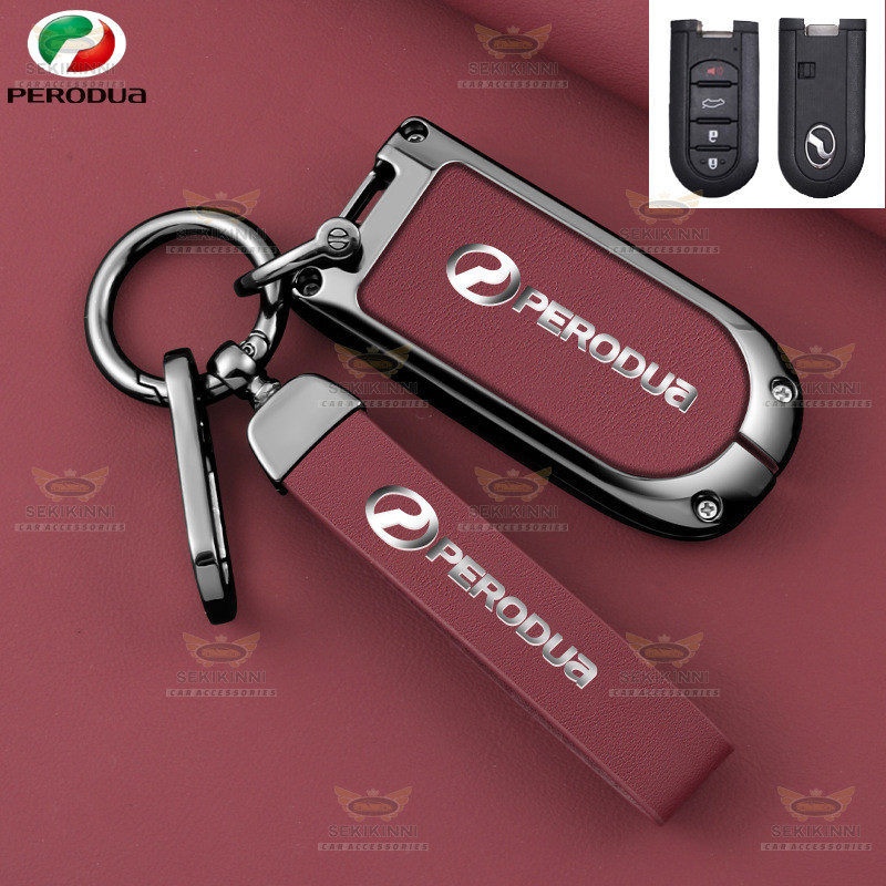Perodua Key Case Keyless Remote Holder For Perodua Bezza/Myvi/Aruz ...