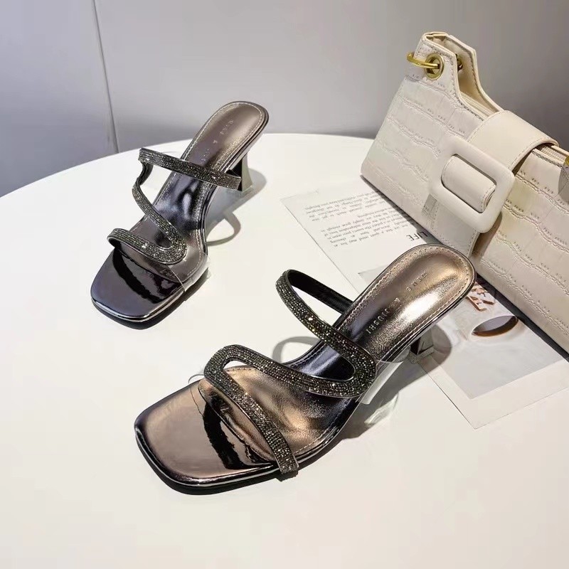 Influencer Super Hot Slippers Women Outer Wear Stiletto Sexy Fashion ...