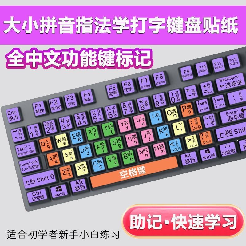 Desktop Full Chinese Beginner Uppercase Lowercase Harmony Shop Keyboard ...