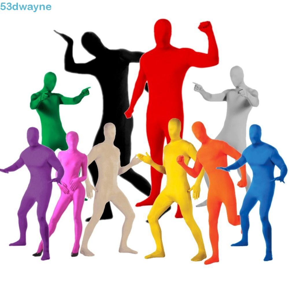 DWAYNE Full Body Suit, Costumes Outfit Spandex Suit Kid Adult Zentai ...