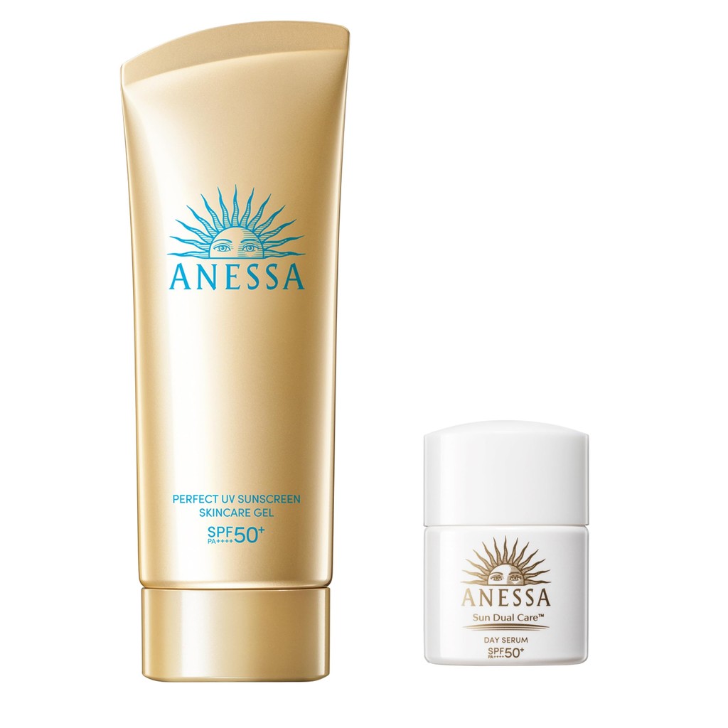 ANESSA Perfect UV Skin Care Gel NA 90g [2024 Model] SPF50+ PA++++ Day Serum N Small Size ...