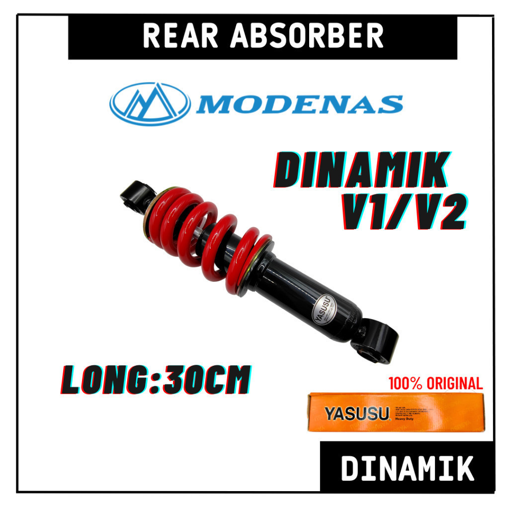 YASUSU REAR ABSORBER MODENAS DINAMIK V1 V2 SHOCK ASORBER MONOSHOCK BELAKANG STANDARD | Shopee ...