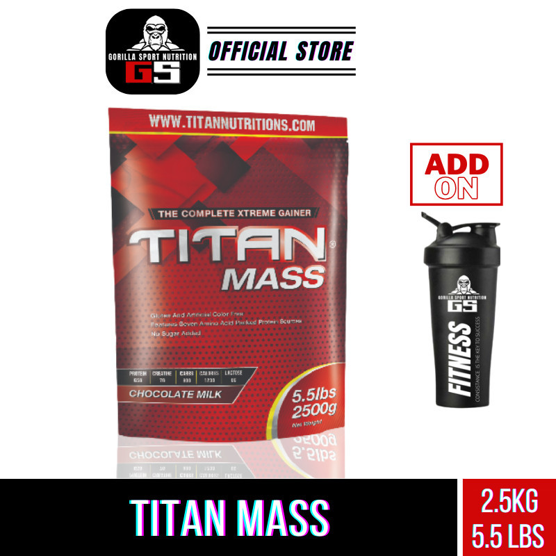 Titan Mass Protein Mass Gainer Bulking Naik Berat Badan Mass Susu ...