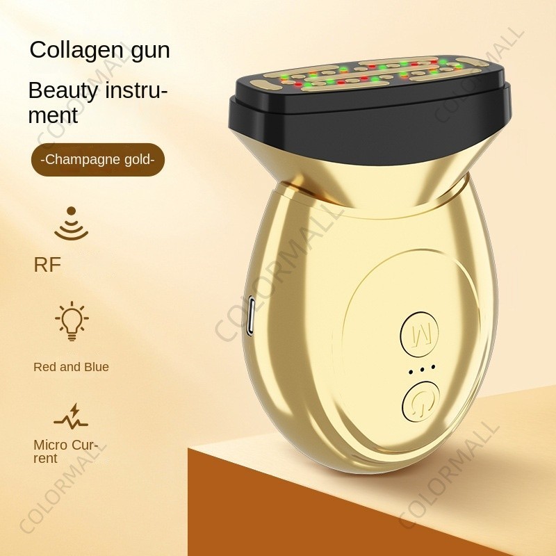 Collagen Facial Massager EMS Beauty Instrument Red Light Lifting ...